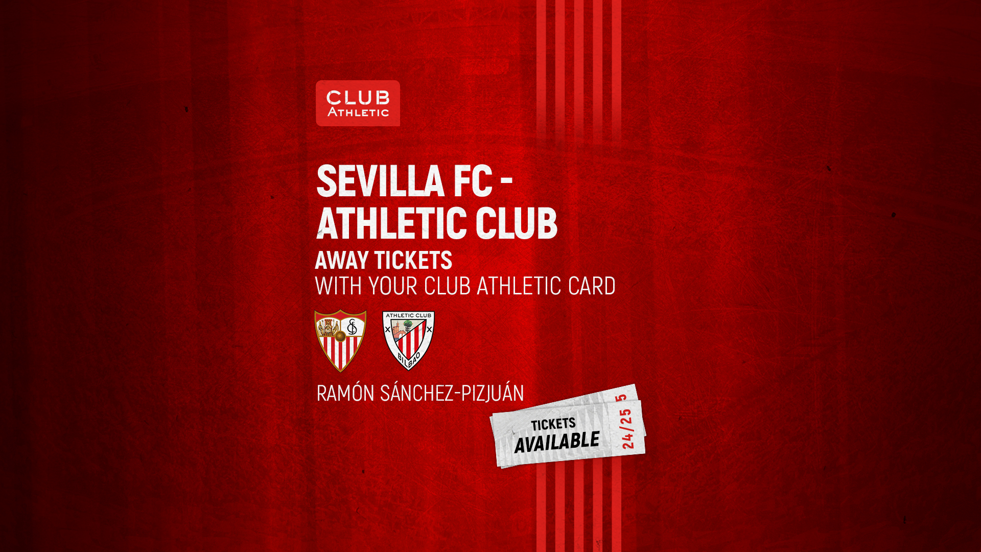 REQUEST YOUR TICKET FOR SEVILLA FC – ATHLETIC CLUB - Club Athletic